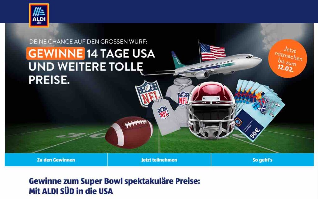 Super Bowl 2021 Gewinnspiel